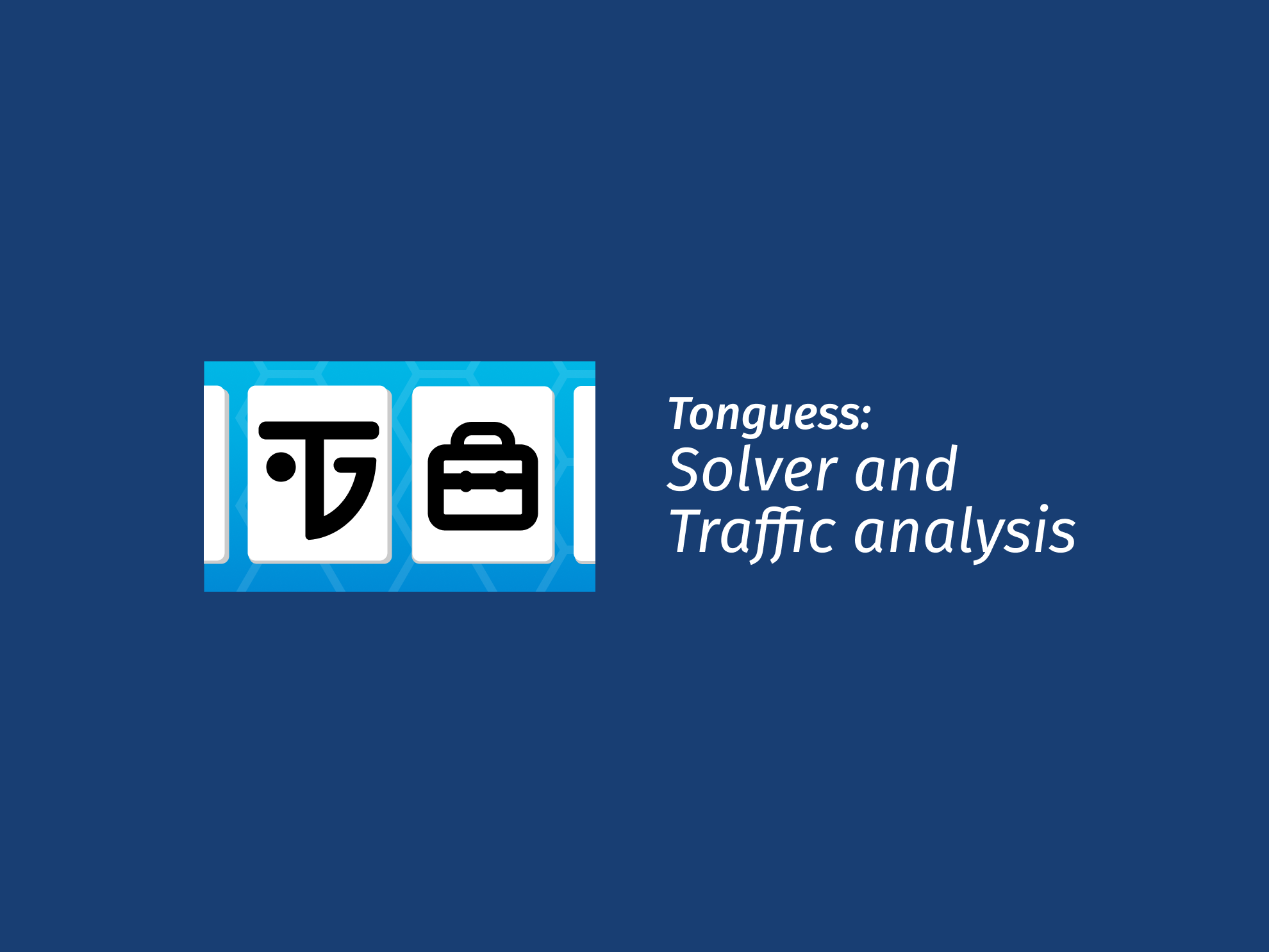 Tonguess: Solver and Traffic Analysis — 1A23 Blog